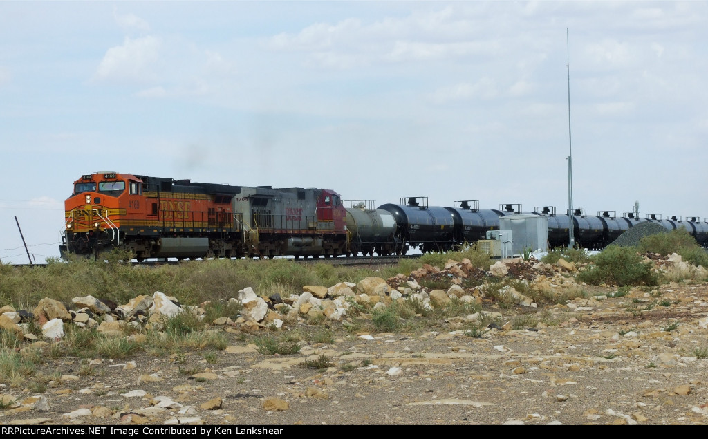 Westbound Ethanol train